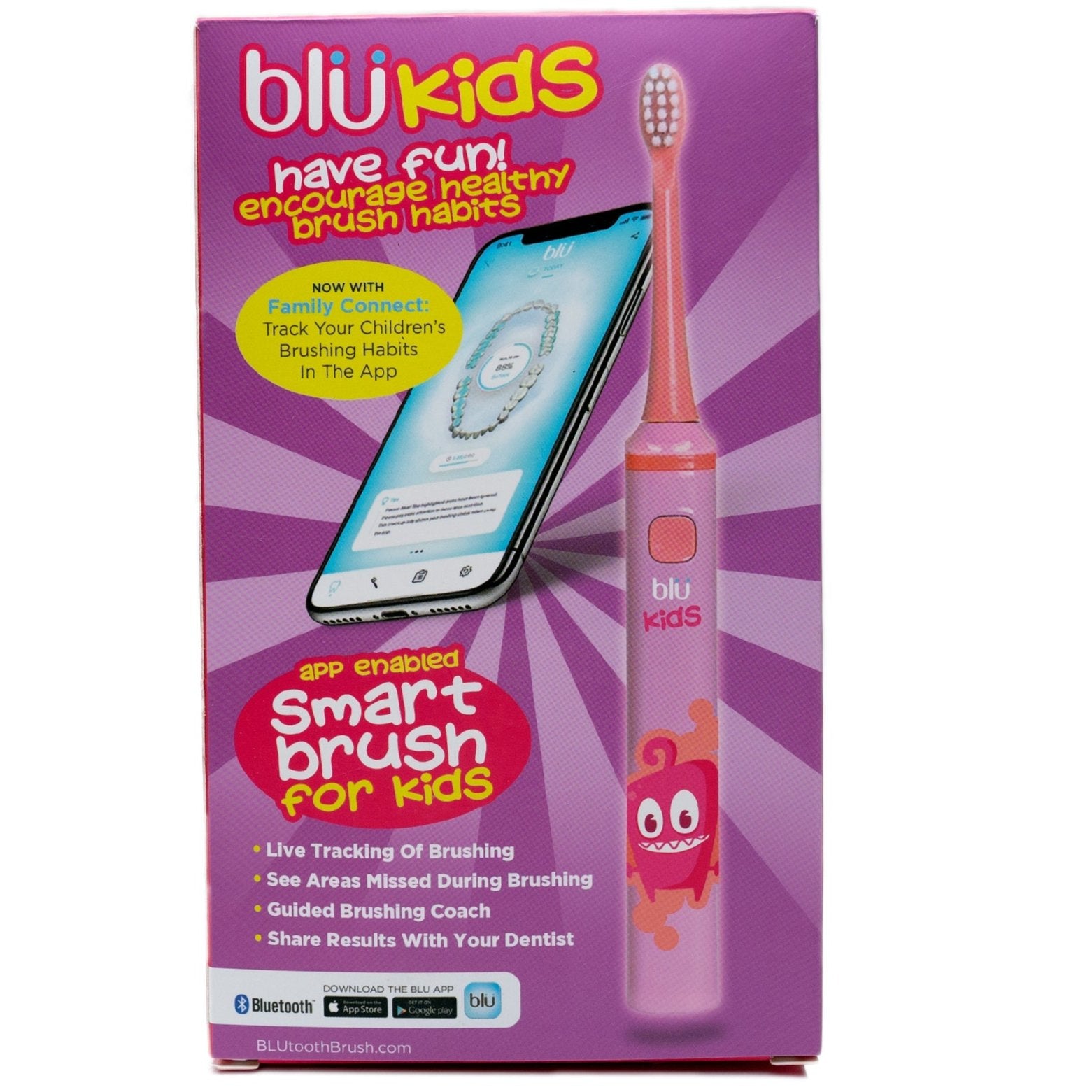 Kids Smart Electric Toothbrush with App | Smart Toothbrush for Child - Blu Smart Toothbrush