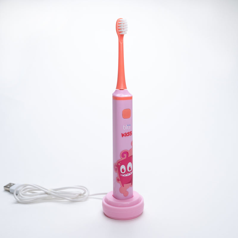 BLÜ Kids Smart Toothbrush & App: Pink Edition - Blu Smart Toothbrush