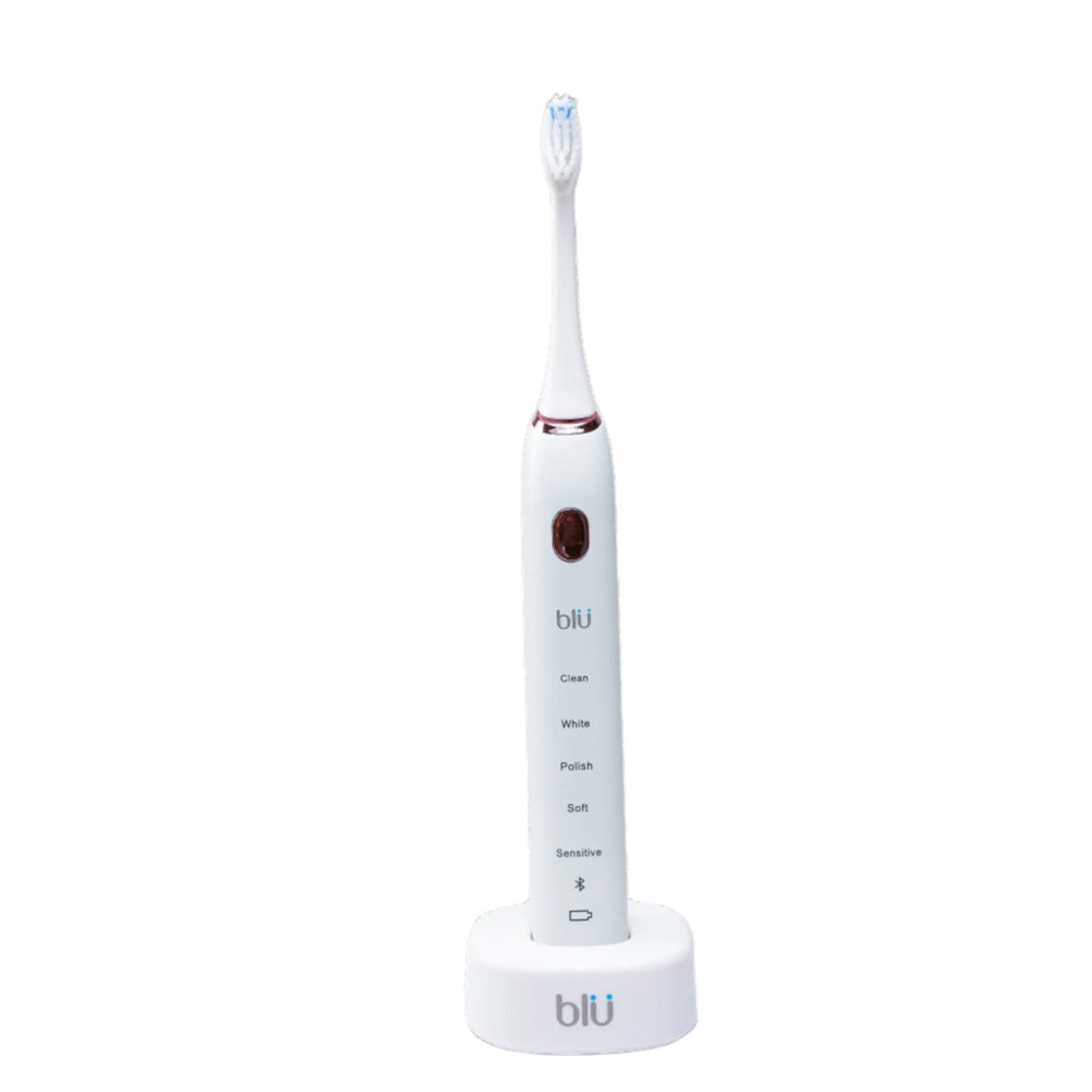 Buy BLU Smart Toothbrush with App Enabled in White Rose - Blu Smart Toothbrush
