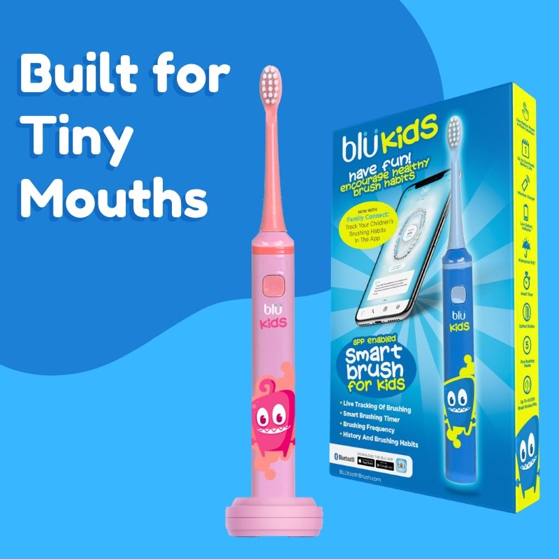 Blu Kids Smart Toothbrush in Pink Color with APP Enabled - Blu Smart ...